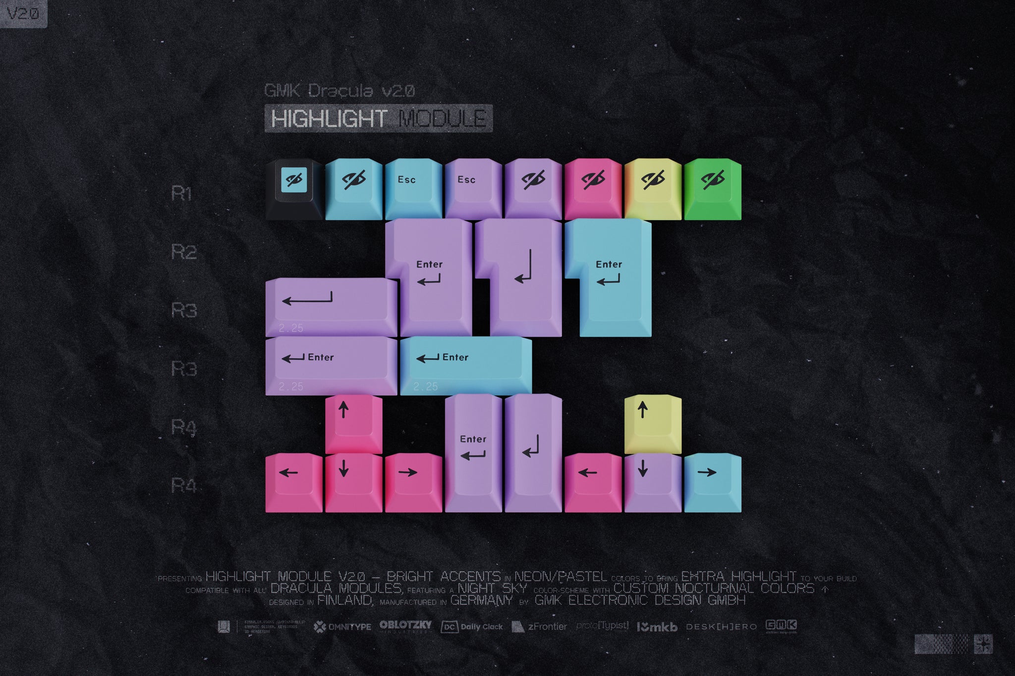 GMK Dracula V2.0 (CYL) – Omnitype®