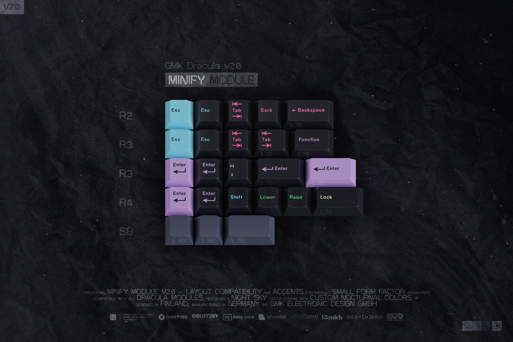 GMK Dracula V2.0 (CYL) – Omnitype®