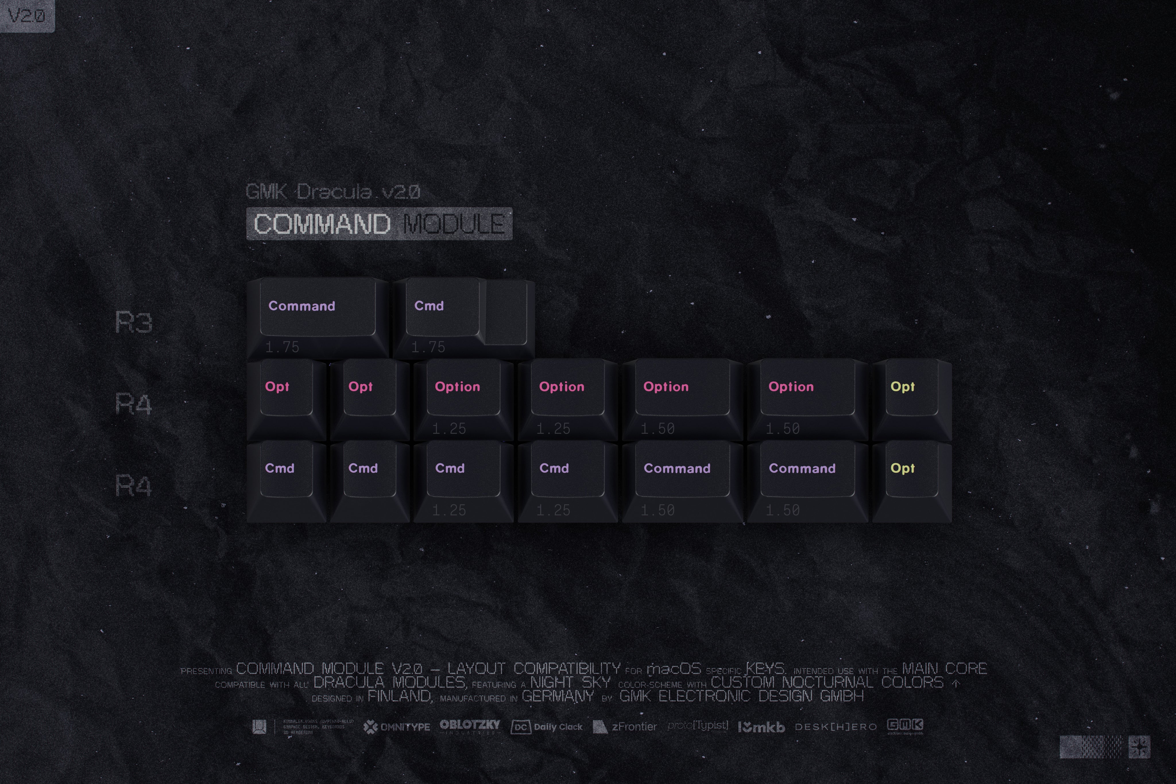 Gmk Dracula V20 Cyl Omnitype®